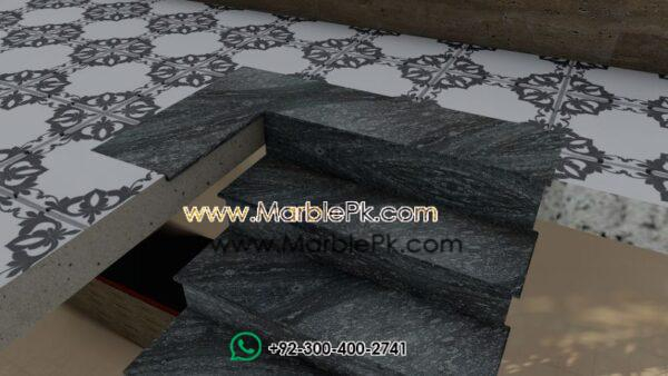Cobra new black granite stairs - Marble Pk