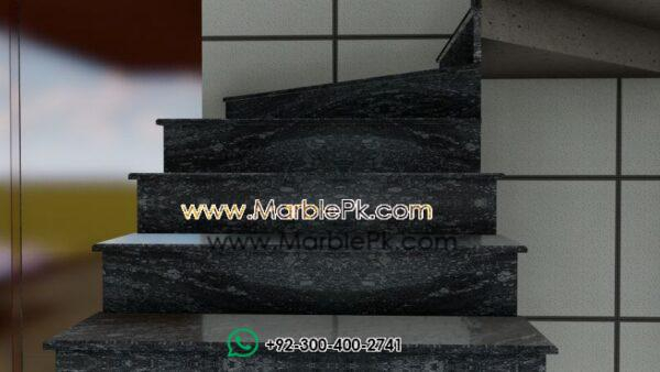 Cobra new black granite stairs - Marble Pk