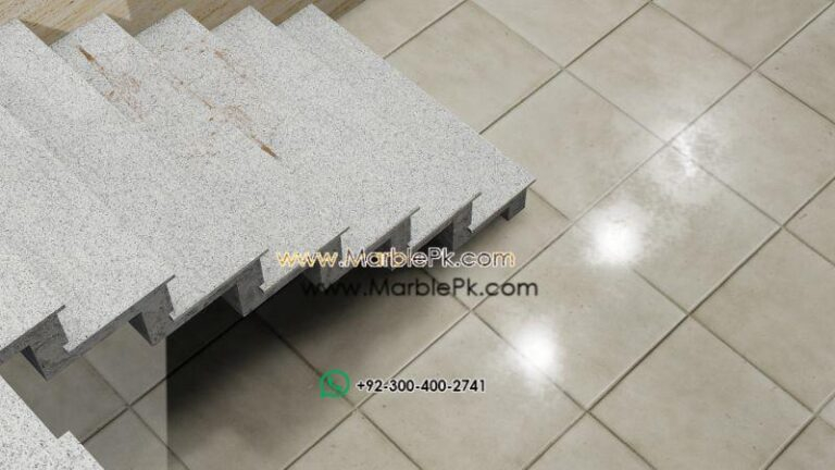 Salt and Pepper white granite stairs - Marble Pk