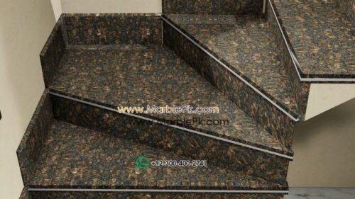Tan Brown Ten Brown granite stairs - Marble Pk